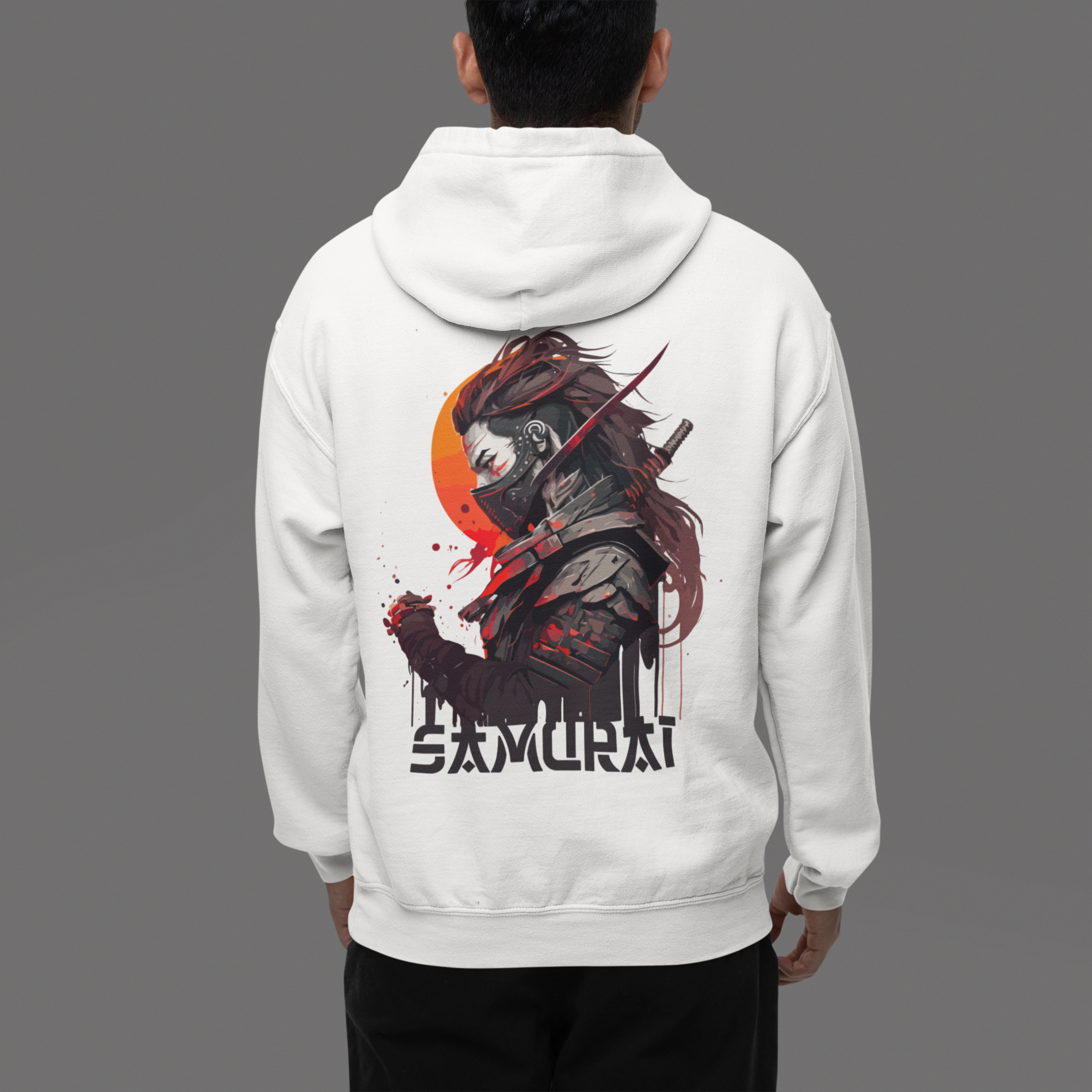 Samurai – Oversized Japanese Streetwear Hoodie | UNFADED